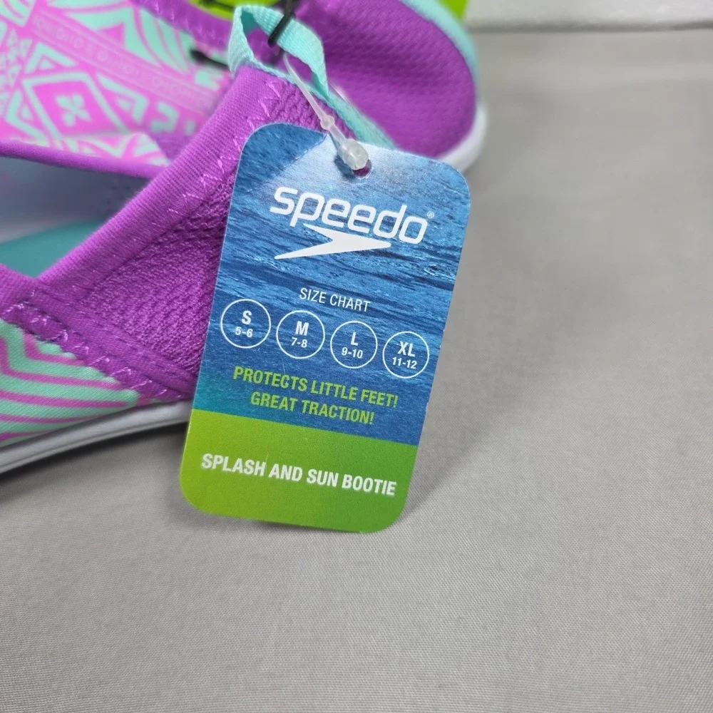 Speedo | Shoes | Speedo Purple Teal Splash And Sun Water Shoes Kids Xl ...